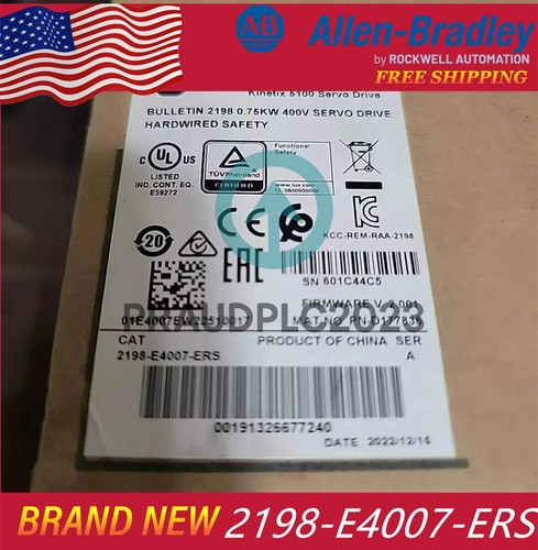 New Factory Sealed AB 2198-E4007-ERS SER A Kinetix 5100 400V Class ...
