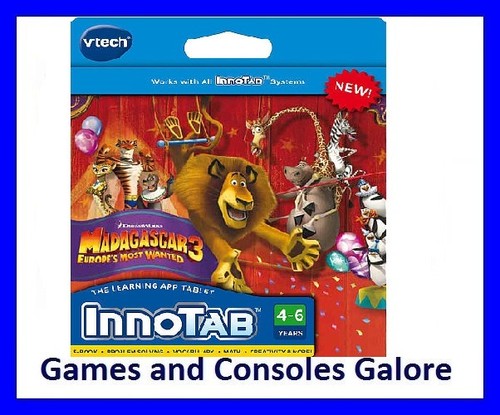 New!! Vtech InnoTab 2 Madagascar 3, Educational Game and E-Book ...