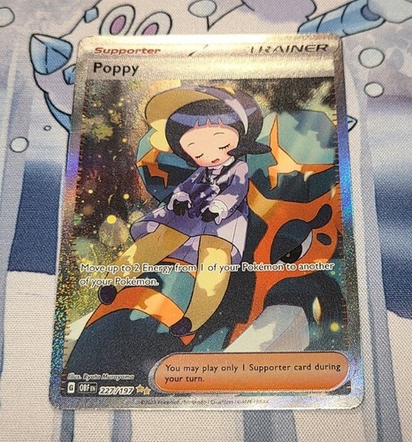 Pokemon TCG Obsidian Flames Poppy 227/197 Special Illustration Rare ...