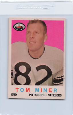 1959 Topps #52 Tom Miner Steelers EX/MT *DA9818 | eBay