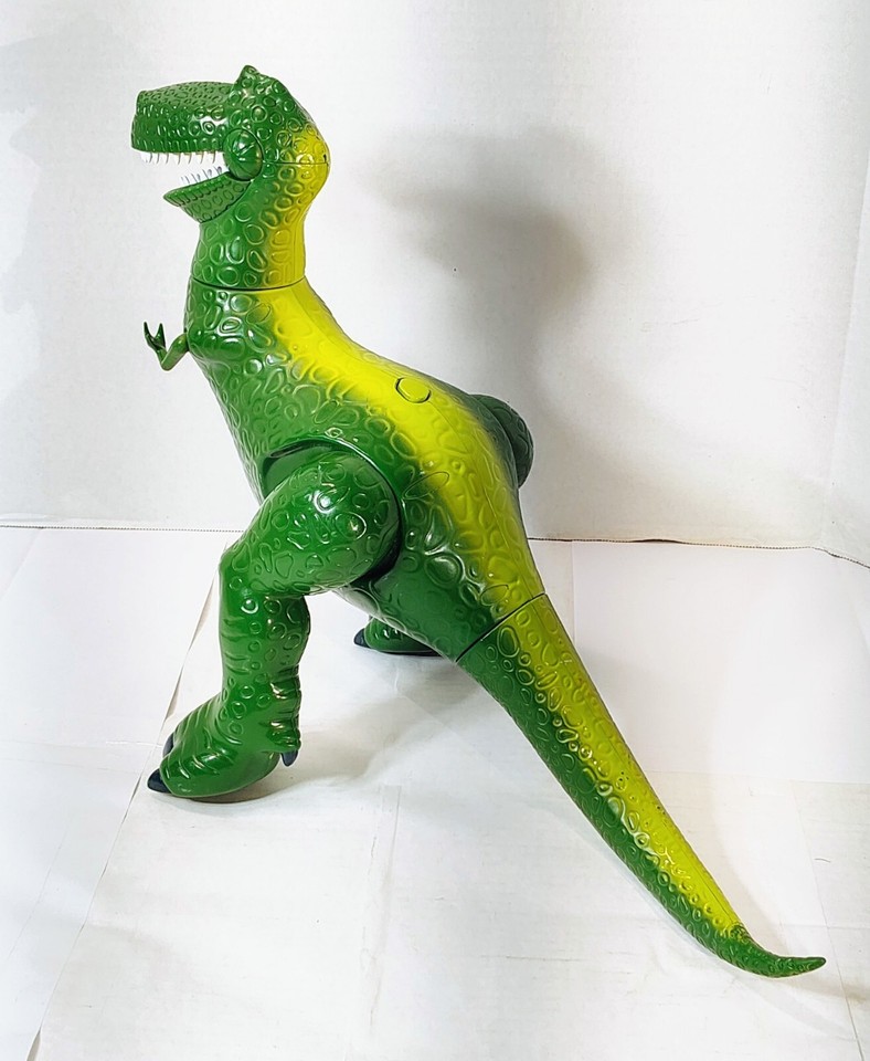 13" Tall 21" Long Disney Talking T Rex Dinosaur Toy Story Movie | eBay