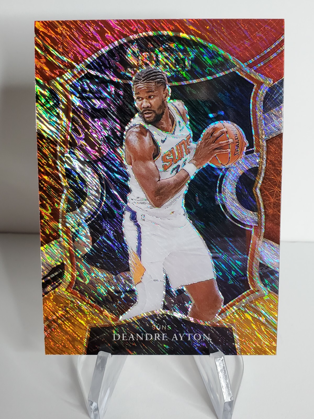 2020-21 Panini Select "DEANDRE AYTON" RED ORANGE SHIMMER #33 Concourse ...