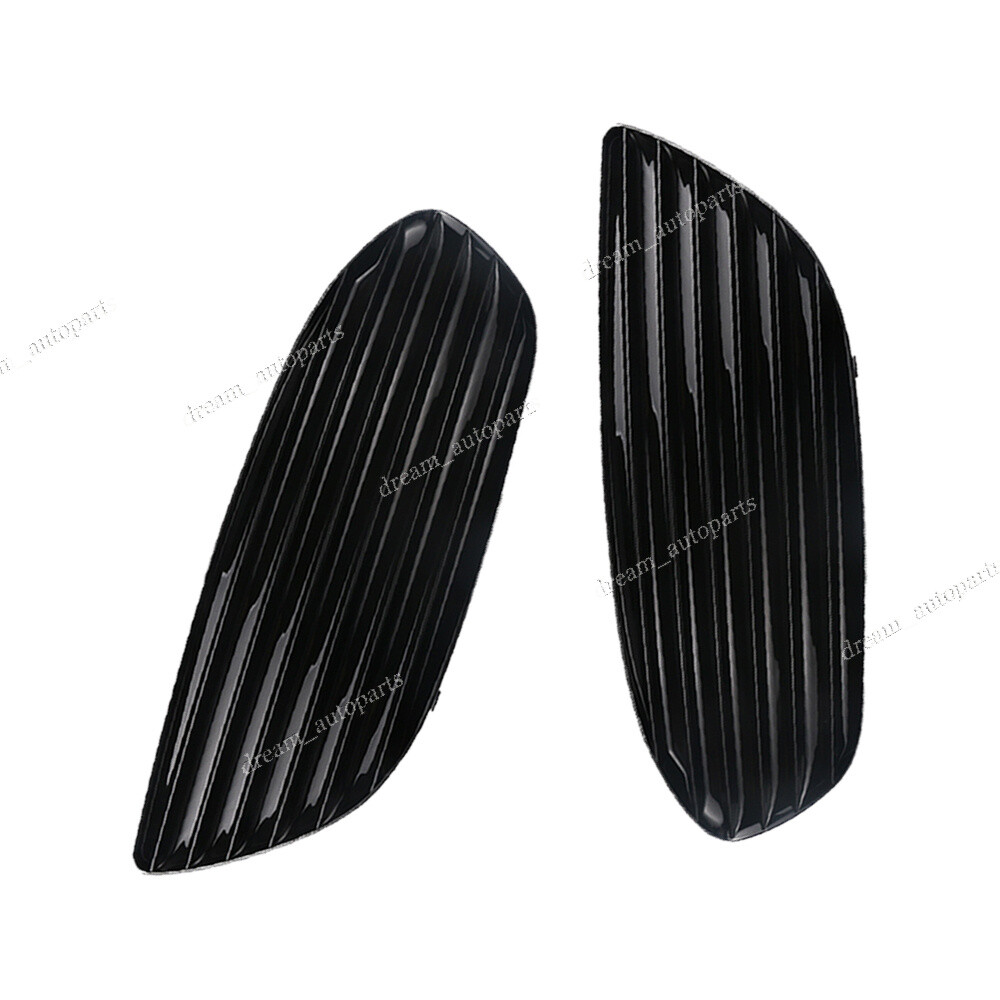 2Pcs Front Bumper Fog Light Cover for 15-18 Mercedes-Benz C300 Left ...