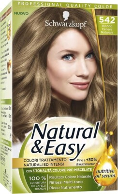 x3 Colorazione Natural & Easy 542 Biondo Cenere Naturale Multipack x3 ...