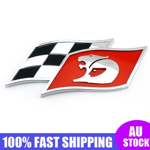 Red HSV Racing Flag Badge Emblem For Holden Commodore GTS R8 Clubsport ...
