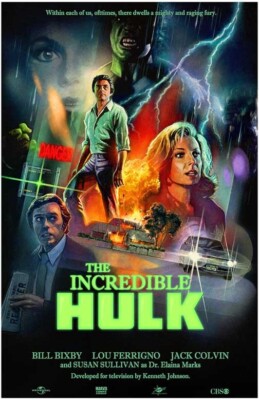 Bill Bixby THE INCREDIBLE HULK Lou Ferrigno movie poster 11x17 | eBay