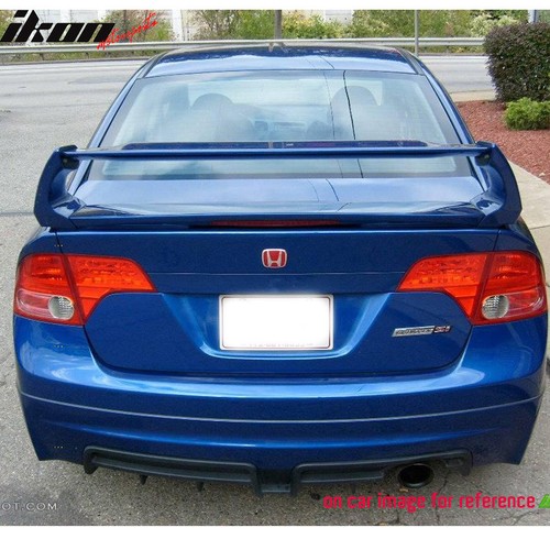 Fits 06-11 Civic Sedan Mugen Trunk Spoiler Painted Atomic Blue Metallic ...