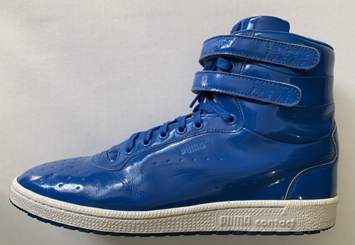 Puma Contact Basketball Sky II Hi Patent BLUE Leather Men’s Size US 13 ...