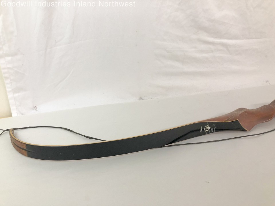 Vintage 57" Damon Howatt Archery Black & Brown Hunter Recurve Bow | eBay