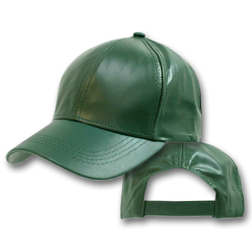 Genuine Leather Base Ball Hat Cap, Motor Biker Chopper | eBay