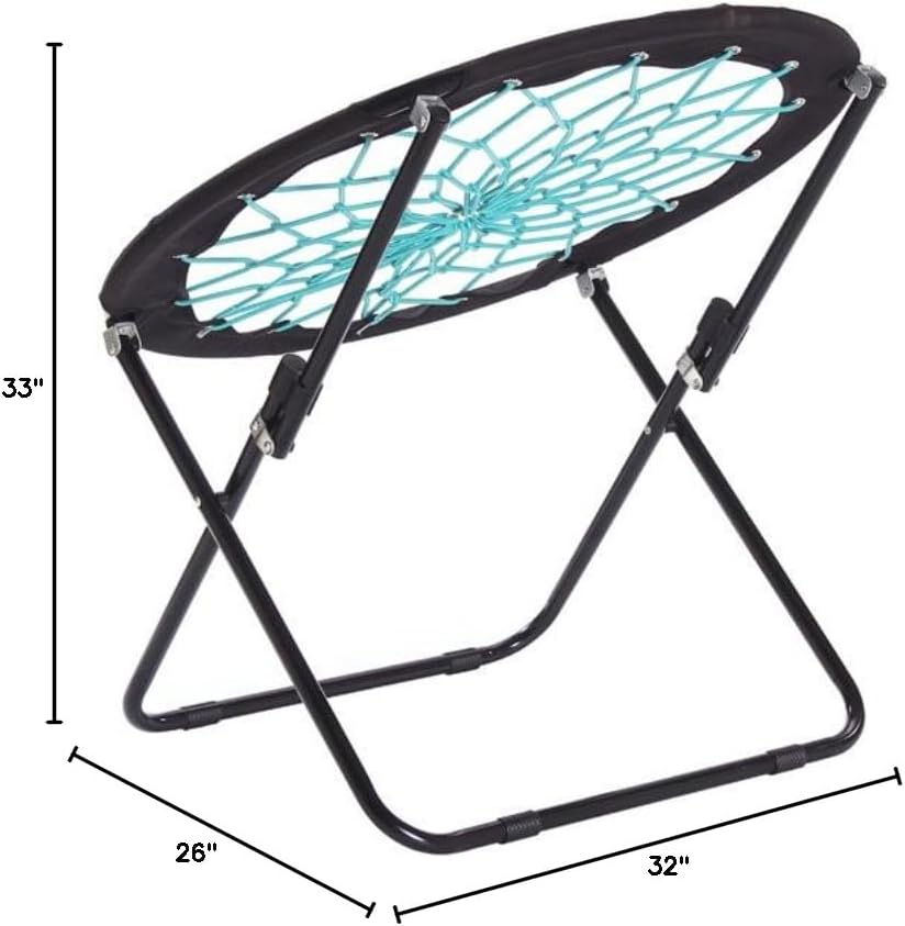 Bunjo Bungee Dish Chair - Versatile Folding Chair with Fun Bouncy ...