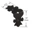 Nuvo Iron 2" Ornamental Rafter Clips RC2 (1.5" x 1.95") 12pcs - Black ...