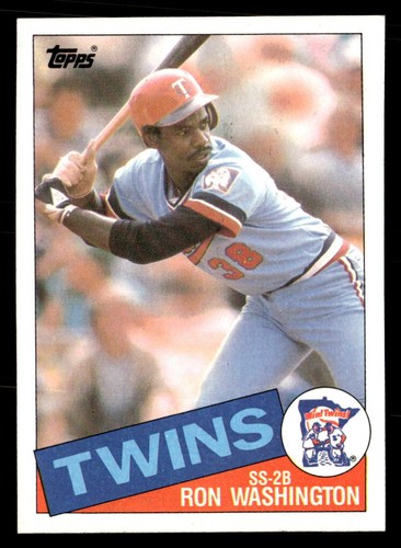 Ron Washington 1985 Topps Card #329 Minnesota Twins | eBay