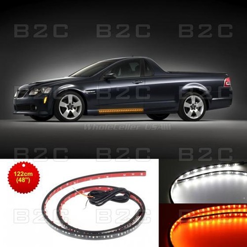 2PCS Universal 48" LED Switchback Strip for Dodge RAM Series Pickup ...
