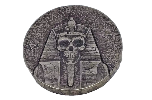 2017 2 oz Ramesses II AFTERLIFE Egyptian Silver Coin .999 Republic of ...