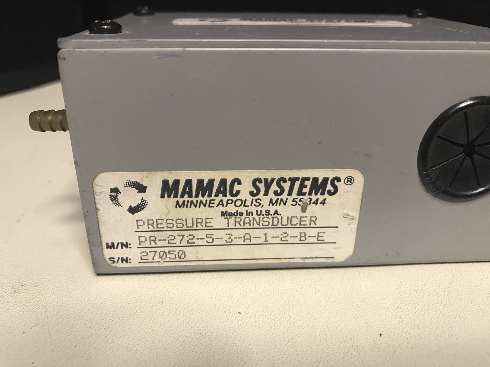 Mamac Systems Pressure Transducer PR-272-5-3-A-1-2-B-E | eBay