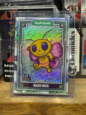 2025 VeeFriends Chrome Major Moth Shimmer Refractor #'d 081/250 | eBay