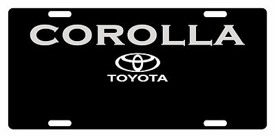 TOYOTA COROLLA CUSTOM LICENSE PLATE CAR EMBLEM | eBay
