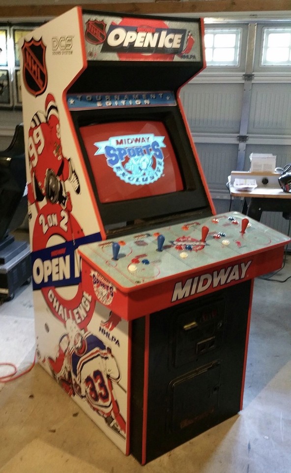 NHL Open Ice Arcade Side Art Artwork Decal Overlay Vinyl Sticker Midway ...