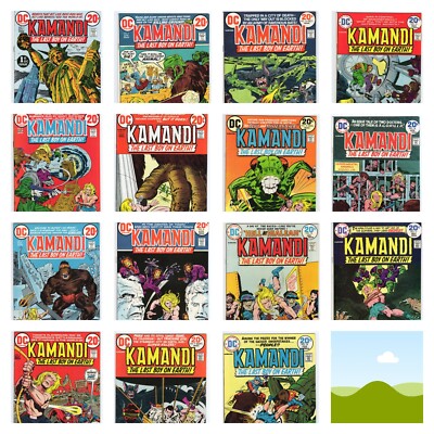 Kamandi Lot of 14 - 1 2 3 4 5 7 8 9 10 12 13 14 15 16 - DC - Jack Kirby ...