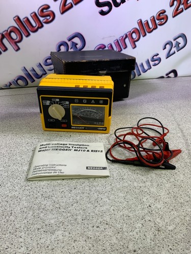 Megger BM12 Insulation & Continuity Tester "Ohmmeter" | eBay