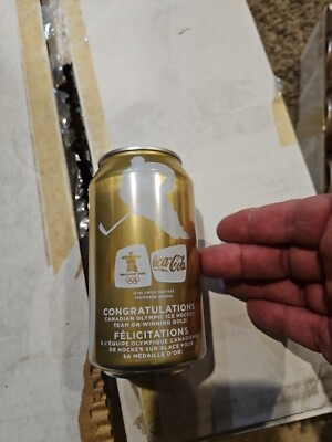 Rare COCA-COLA Coke Vancouver Hockey 2010 can Canada Congratulations On ...