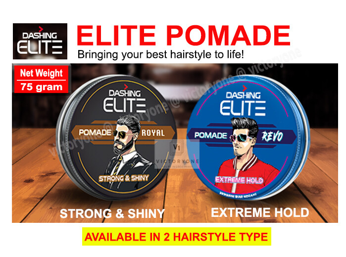 Dashing Elite Pomade Hair Wax Style Strong Shiny Extreme Hold Best ...