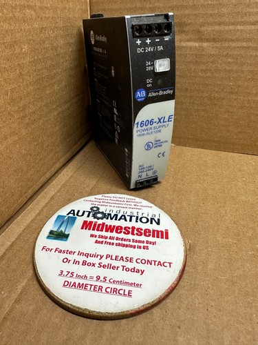 ALLEN BRADLEY 1606-XLE120E SER A POWER SUPPLY 1PH 24V 5A 120W SHIPS ...