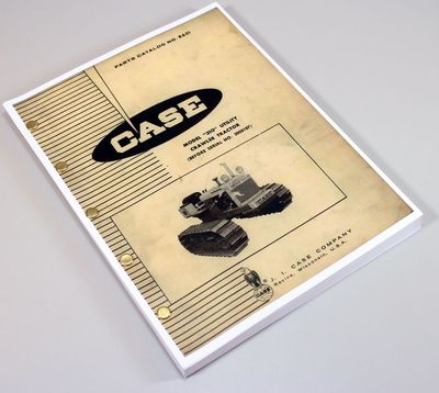 Case 310 Utility Crawler Tractor Parts Manual Catalog Skid Steer ...