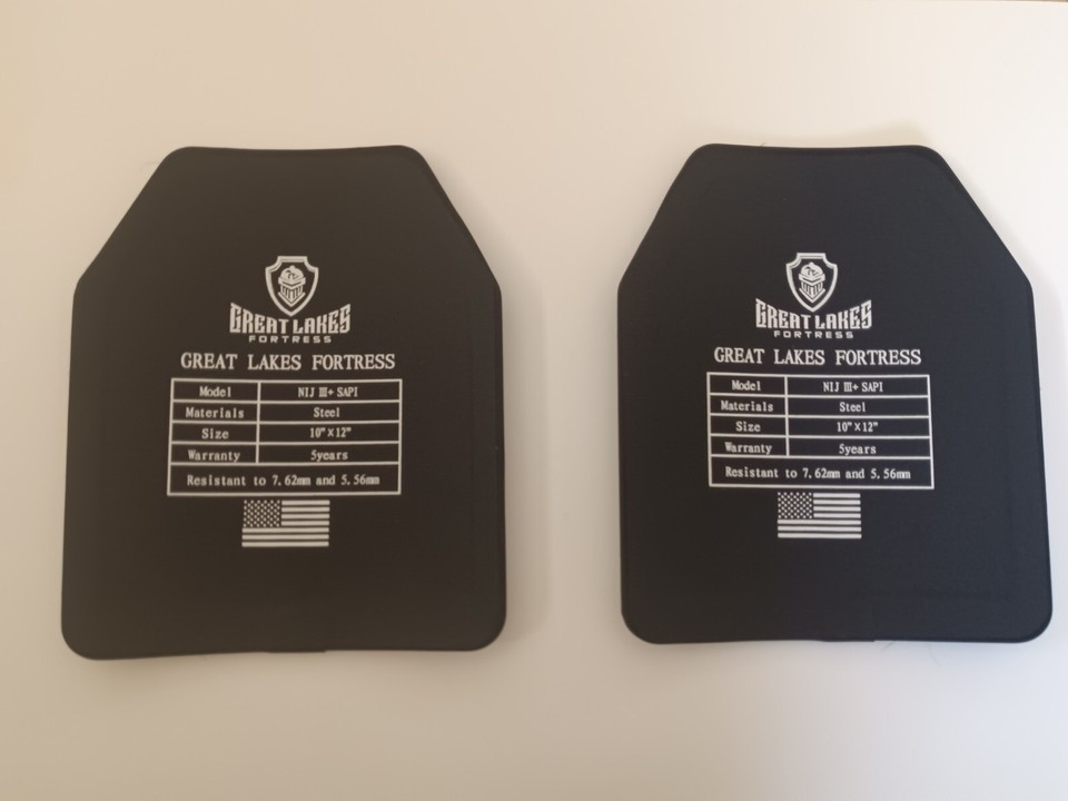 Body Armor | Bullet Proof Plates | Level IIIA 3A+ 10x12 Set Curved | eBay