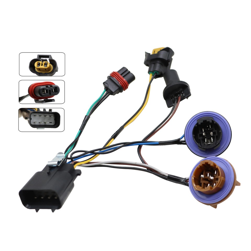 2 set Headlamp Wiring Harness For GM 2007-2014 Chevrolet Suburban Tahoe ...