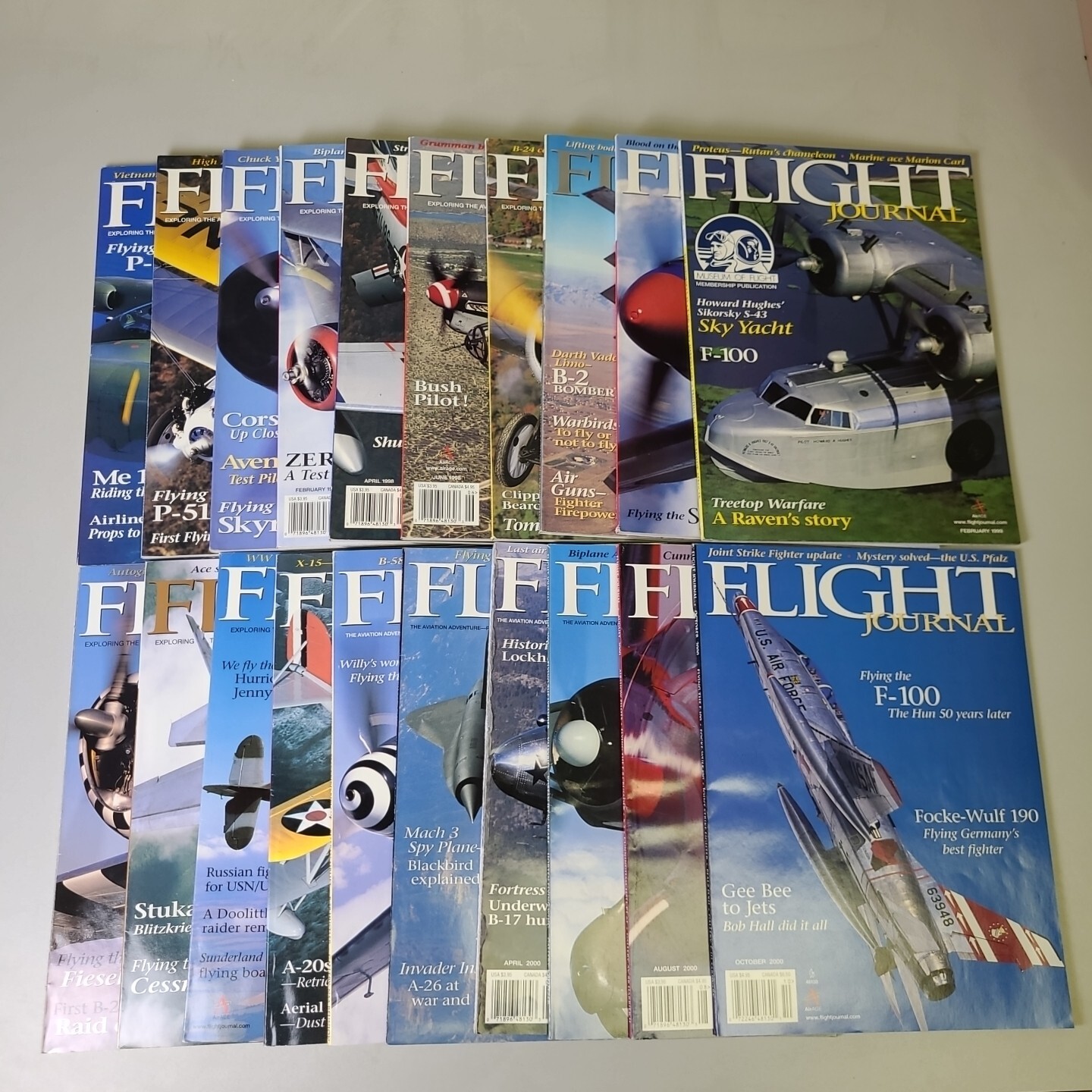 Flight Journal Magazine Lot Of 20 Magazines~Z97B | eBay
