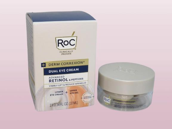 ROC DERM CORREXION DUAL EYE CREAM RETINOL & PEPTIDES DUAL EYE CREAM/GEL ...