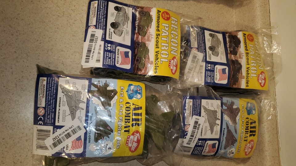 NEW Marx/TIM-MEE TOY WWII U.S. ARMY MEN Korean War USMC Lot SEALED XMAS ...