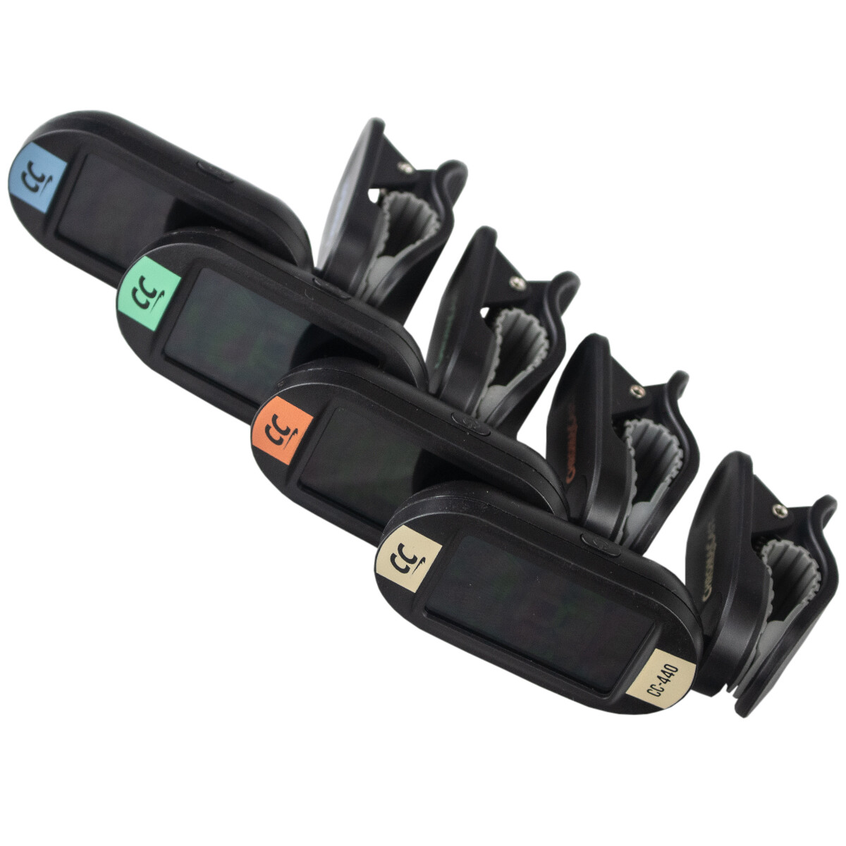 ChromaCast CC-440 Blue Clip On Chromatic Instrument Tuner Guitar Bass ...