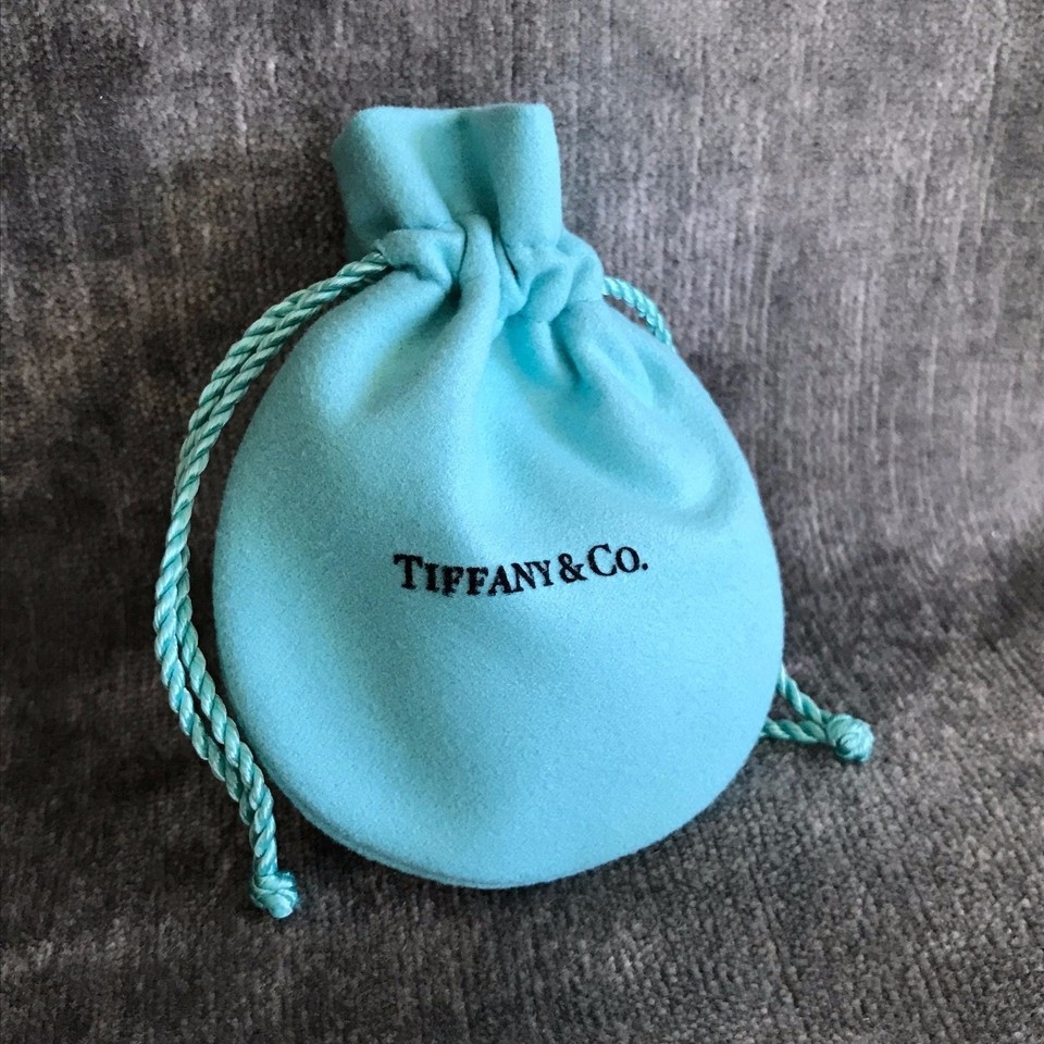 Tiffany & Co NEW Empty Blue Box Suede Pouch Gift Bag Polishing Cloth ...