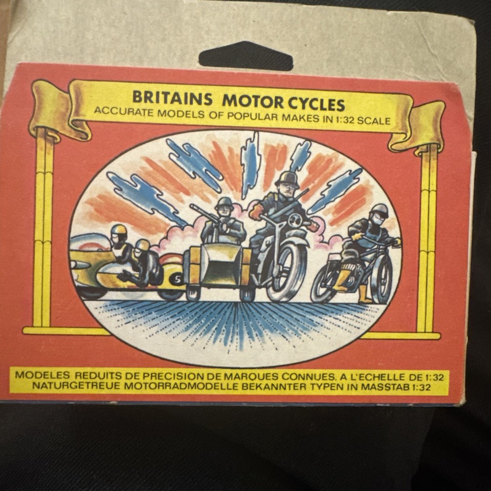 Britains German WW2 Afrika Korps Dispatch Rider Motorcycle | eBay UK