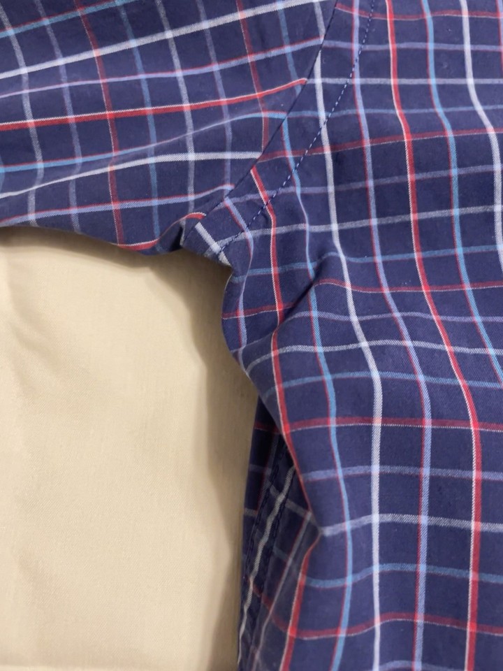 Tommy Hilfiger Mens XL Short Sleeve Button Down Shirt 80s 2ply Fabric ...