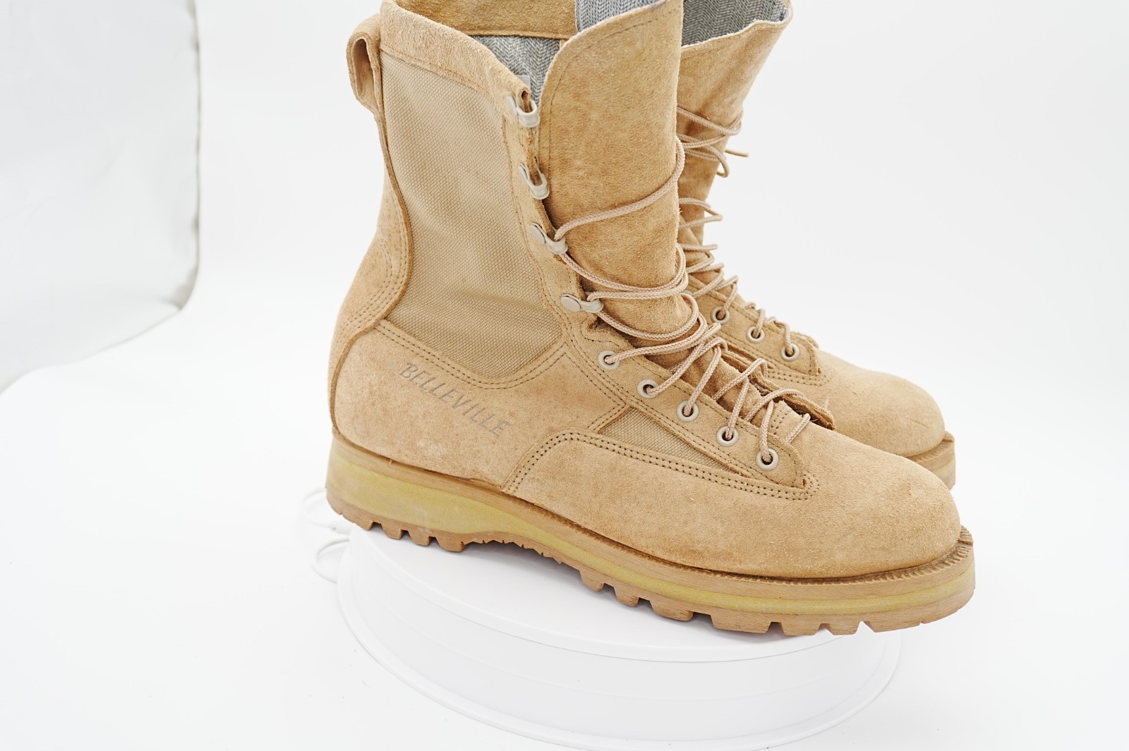 Belleville 790 GTX Combat Boots Men 10R Tan Suede Waterproof Gore-Tex ...