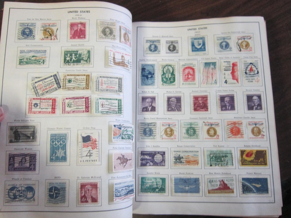 Citation Stamp Album 1800 stamps 50 + countries USA Vintage | eBay