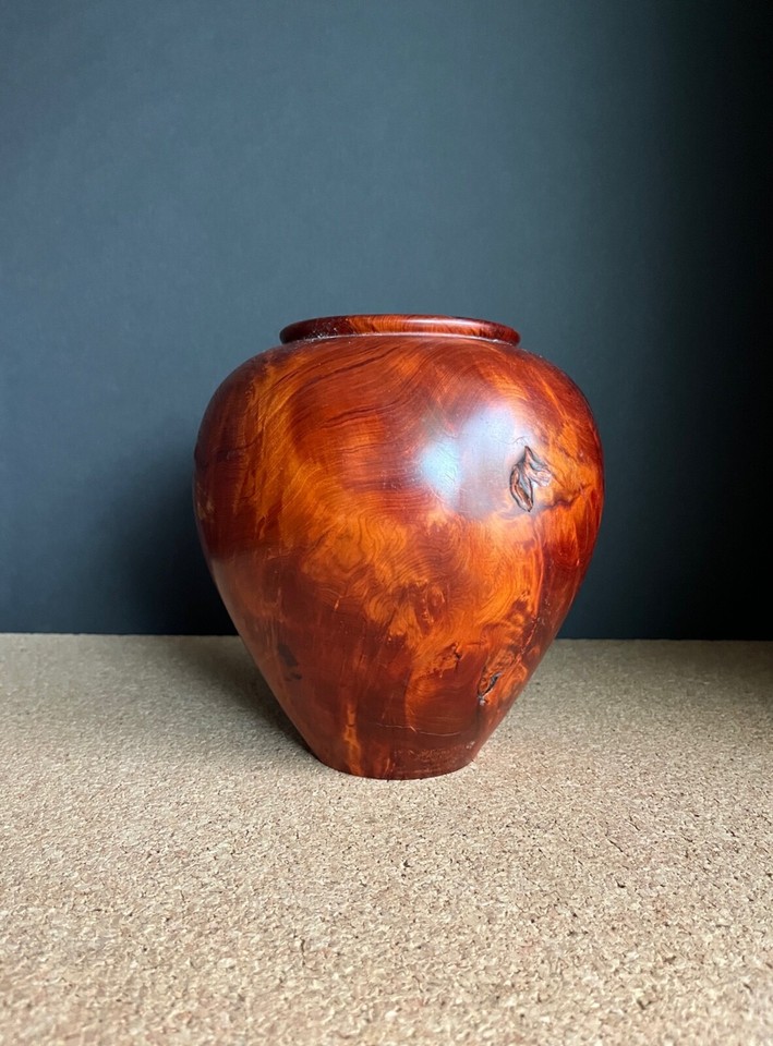 Alligator Juniper Wood Burl Vase Art Sculpture Mogollon Rim Arizona ...
