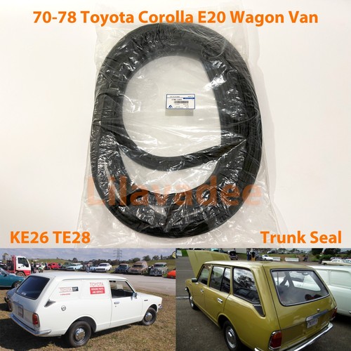 for TOYOTA COROLLA KE26 TE28 WAGON VAN 2D 4D TRUNK LID WEATHERSTRIP ...