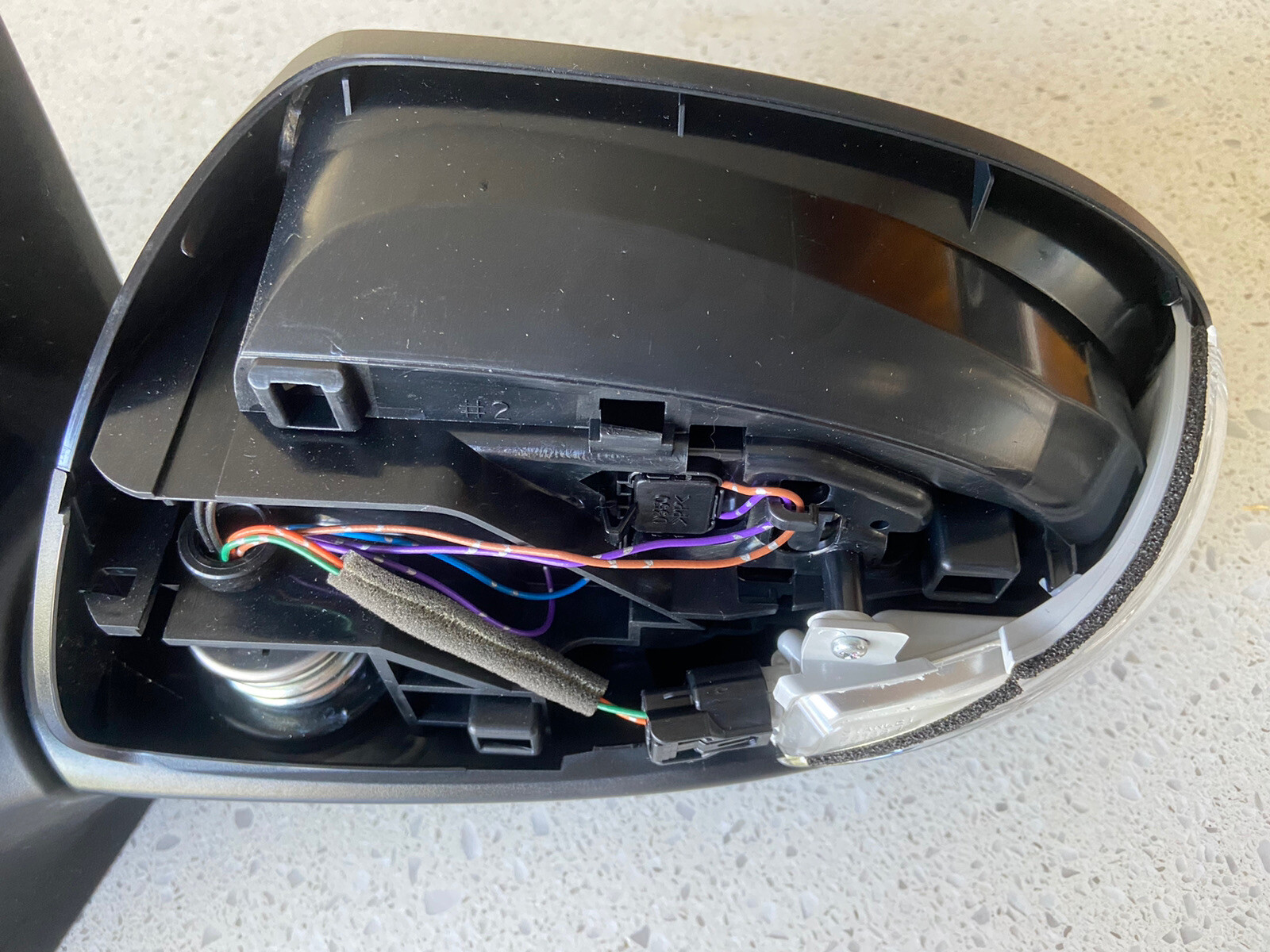 MAZDA DRIVER SIDE MIRROR HEATED WITH TURN SIGNAL BBM6-69-18ZG FACTORY ...