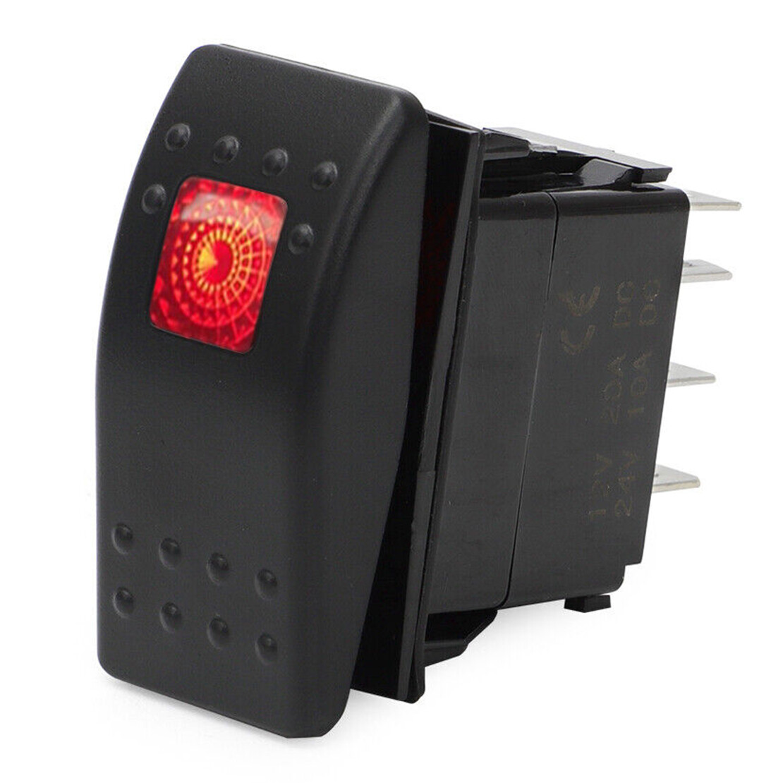 Car 5 Pins RV Generator Start Stop Rocker Switch Fit For Onan Cummins ...