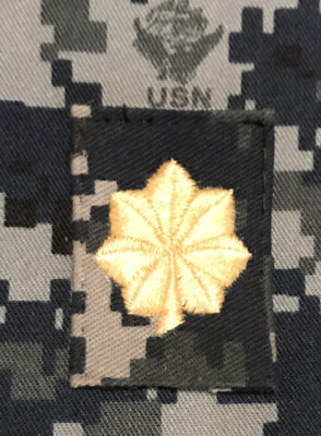 US Navy LCDR/O4 Cap Rank NWU Sew-On Type I LT Commander USN | eBay