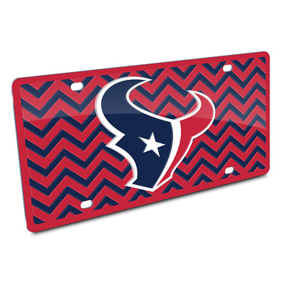 NFL Houston Texans Chevron Style License Plate | eBay