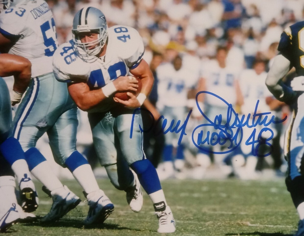 (1989-1999) DALLAS COWBOYS- DARYL "MOOSE" JOHNSTON AUTOGRAPH 8x10 ...