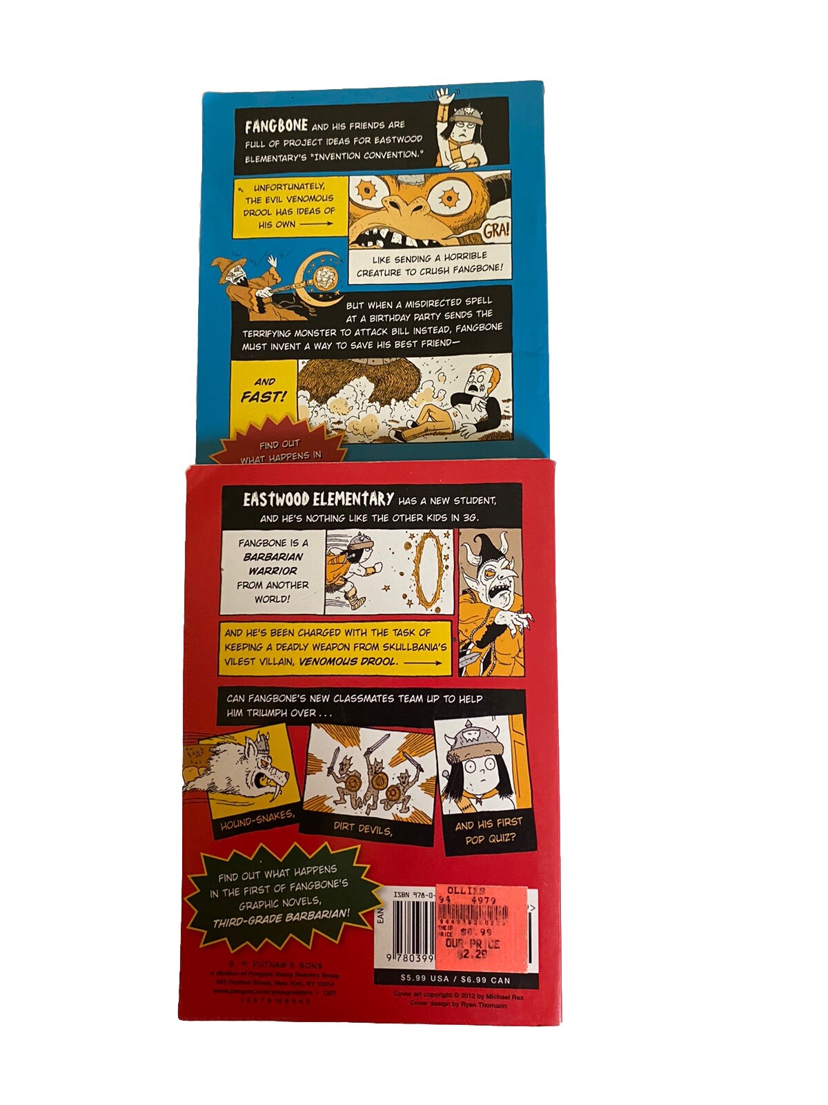 Lot Of 2 Fangbone! Third Grade Barbarian Birthday Party Of Dread ...