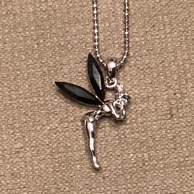 Tinker Bell Made With Swarovski Crystal Tinkerbell Fairy Black Wings ...
