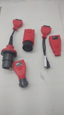 Autel Maxisys 11 PC Adapter Connector Set European, Asian Cars | eBay